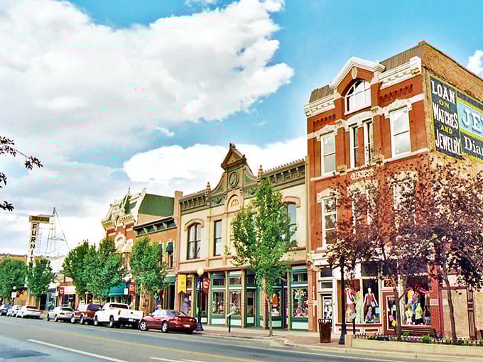 Pueblo's historic downtown buildings have witnessed generations of stories, standing proud against Colorado's blue sky.