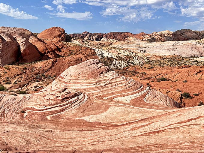 Mother Nature's most ambitious art project: Valley of Fire's swirling sandstone formations look like they were painted by a cosmic hand.