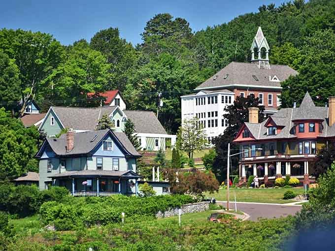 Victorian homes perched on Bayfield's hillside offer million-dollar views that somehow come with small-town price tags.