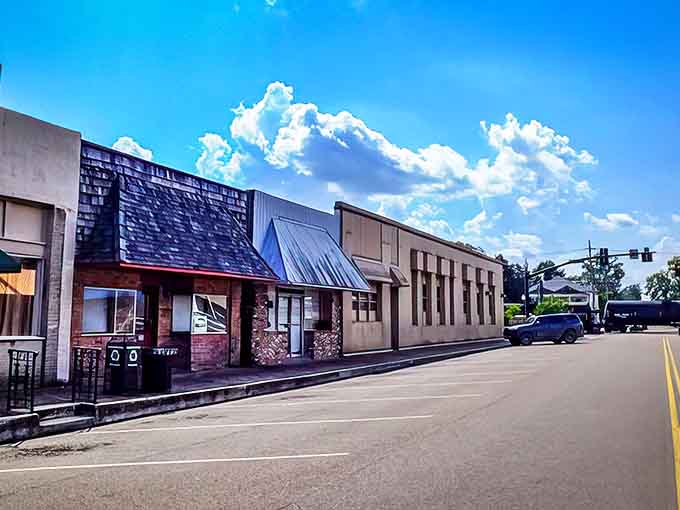 Crystal Springs' downtown features classic brick buildings where time moves at the perfect Southern pace.