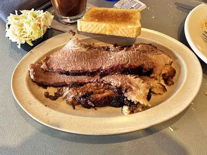 Behold the brisket &ndash; that smoke ring isn't just decoration, it's a pink badge of honor that BBQ aficionados chase like treasure hunters.