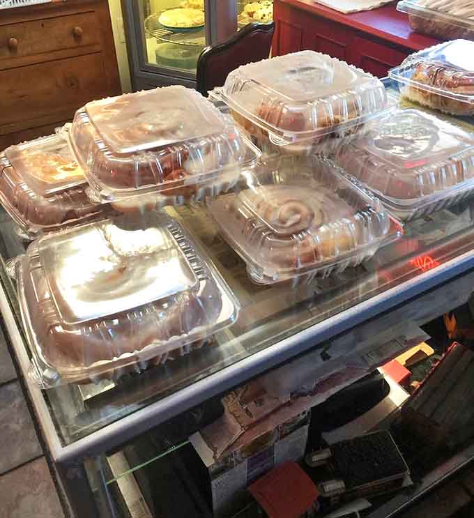 Cinnamon rolls so magnificent they deserve their own ZIP code. These aren't pastries; they're edible therapy wrapped in a sweet, spiraled hug.