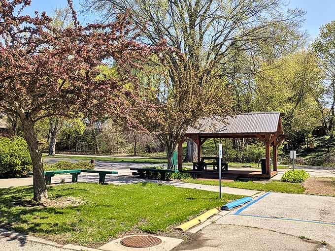 This little park pavilion has witnessed more family reunions, first kisses, and community gatherings than a season finale of "This Is Us."