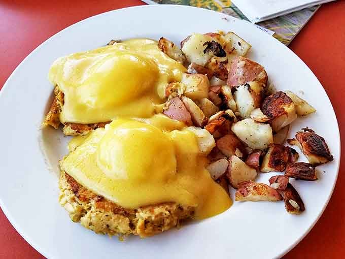 Eggs Benedict that doesn't need a filter or a fancy description&mdash;just your undivided attention and an empty stomach ready for hollandaise happiness.