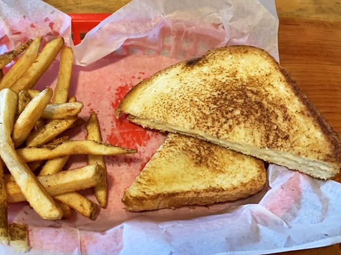 The grilled cheese that launched a thousand road trips. Golden, buttery perfection that makes you question all other sandwiches.