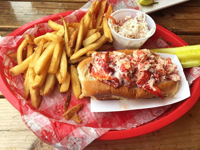 This isn't just a lobster roll&mdash;it's a masterpiece of simplicity. Sweet chunks of lobster meat practically high-fiving your taste buds with each bite.