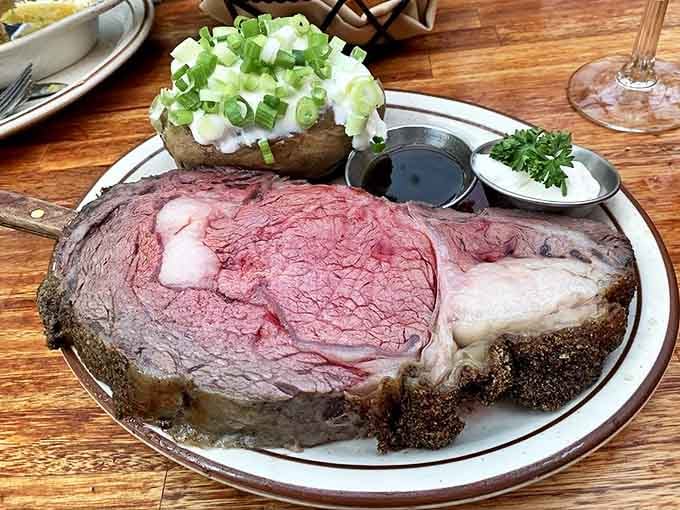 Behold the legendary prime rib&mdash;a carnivore's dream so perfectly executed it might make you consider moving to Girdwood just to be closer to it.