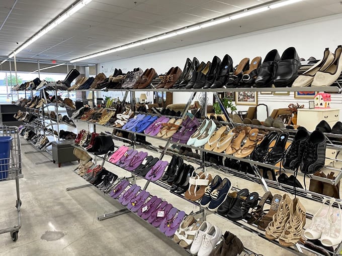 Shoe paradise for the savvy shopper! From professional pumps to casual kicks, your next favorite footwear is hiding in plain sight.