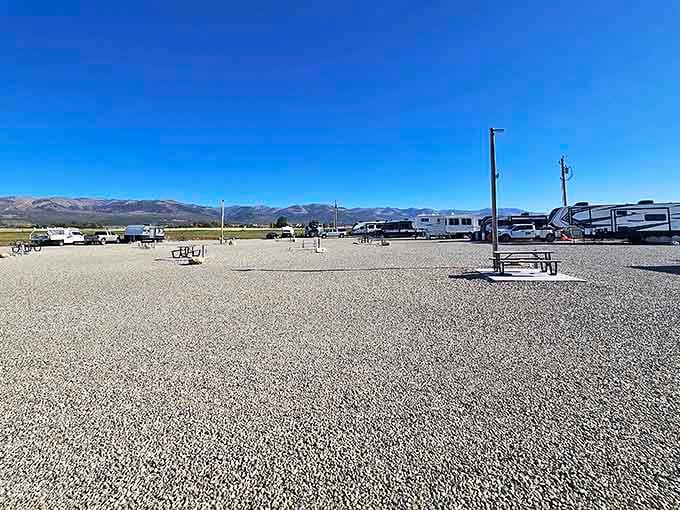 RV enthusiasts find their slice of heaven at Skyline Trails, where the mountain views make even setting up camp feel like a spiritual experience.