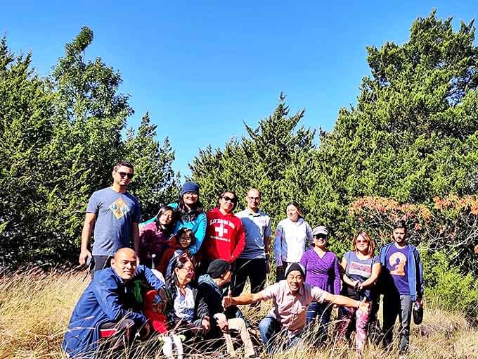 Nothing builds memories like gathering the whole crew for an adventure. These folks look like they've found their happy place.