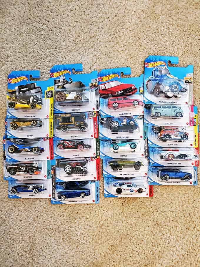 Hot Wheels heaven! Every boy's childhood dream laid out in miniature perfection. Nostalgia comes in small packages and tiny wheels.