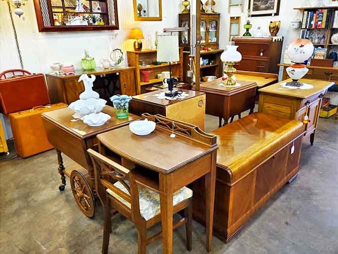 This furniture collection could furnish a period drama set or your living room&mdash;either way, your guests will ask where you found that tea cart.