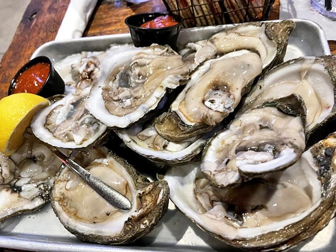 These raw oysters aren't just seafood&mdash;they're time capsules of Gulf waters, waiting to deliver their briny magic with each slurp.