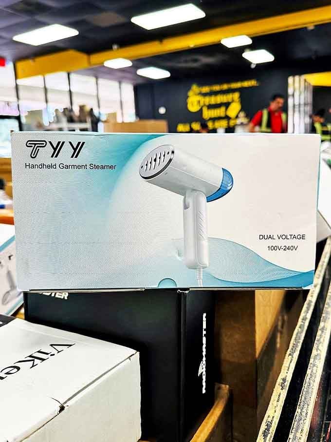 A handheld garment steamer that transforms wrinkled shirts into boardroom-ready attire&mdash;the working professional's secret weapon.