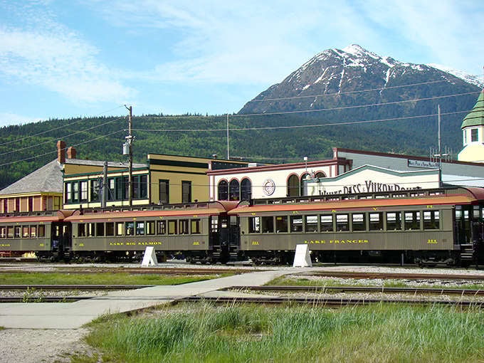 All aboard nostalgia! The White Pass & Yukon Route Railway isn't just transportation &ndash; it's a time machine on tracks with mountains as your traveling companions.