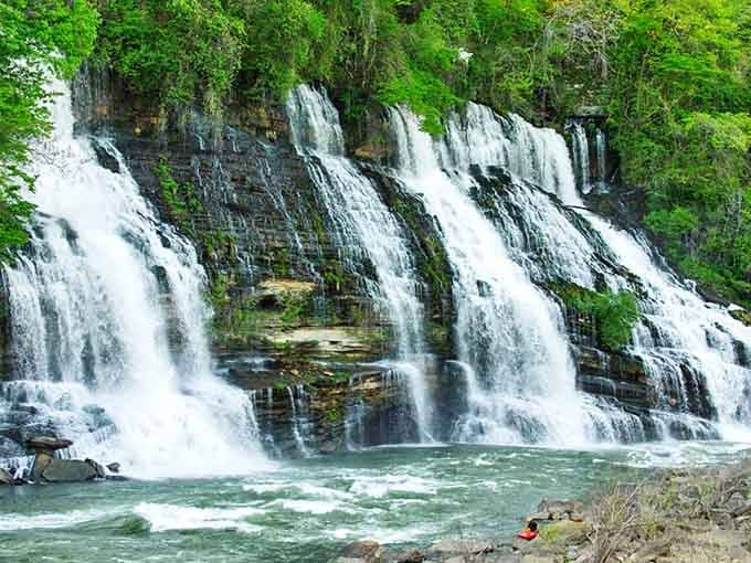 Twin Falls cascades with hypnotic power, a reminder that Mother Nature's greatest spectacles don't require an admission ticket.