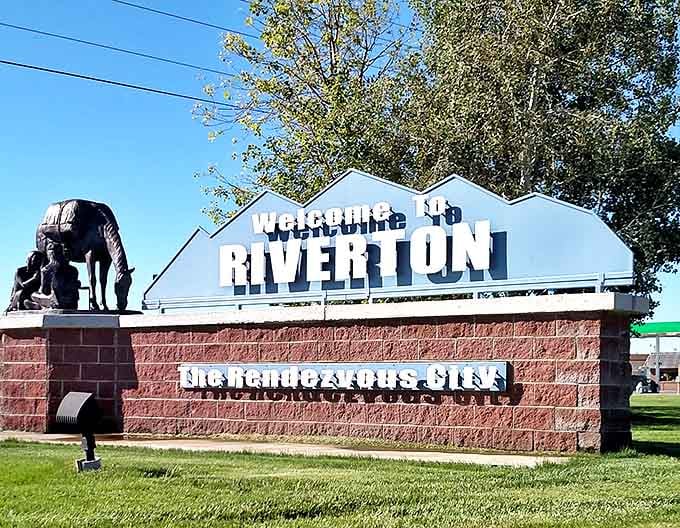 "The Rendezvous City" &ndash; where the only thing more welcoming than this sign is the relief you'll feel checking your retirement account after moving here.