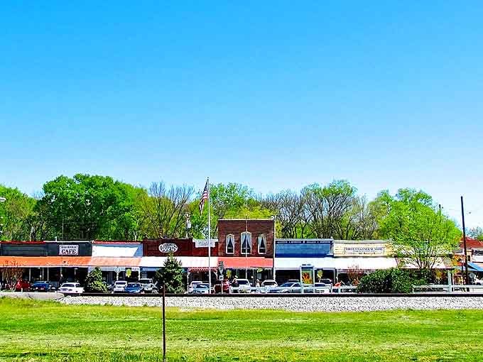 Bell Buckle's historic downtown square looks like it jumped straight out of a Norman Rockwell painting, complete with classic storefronts and small-town charm.
