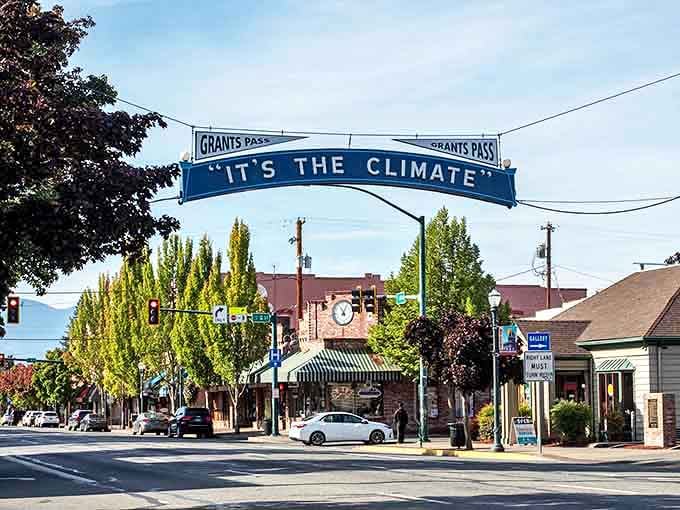 Grants Pass wears its small-town pride on its sleeve&mdash;and on that iconic banner stretching across downtown.