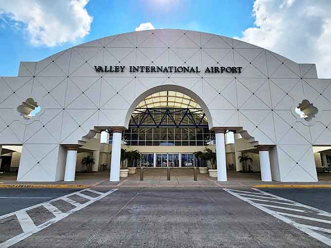 Valley International Airport welcomes you to Harlingen with architectural flair that says, "Yes, we're small, but we've got style!"