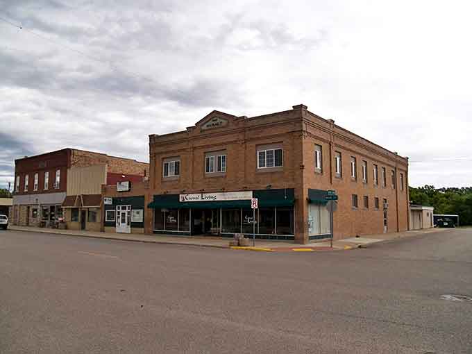 Lisbon's main street might be quiet, but those brick buildings have heard more gossip than a hairdresser on Saturday morning.