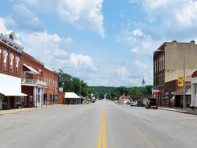 The historic buildings of Mound City stand as silent witnesses to generations of local stories, gossip, and Saturday night dances.