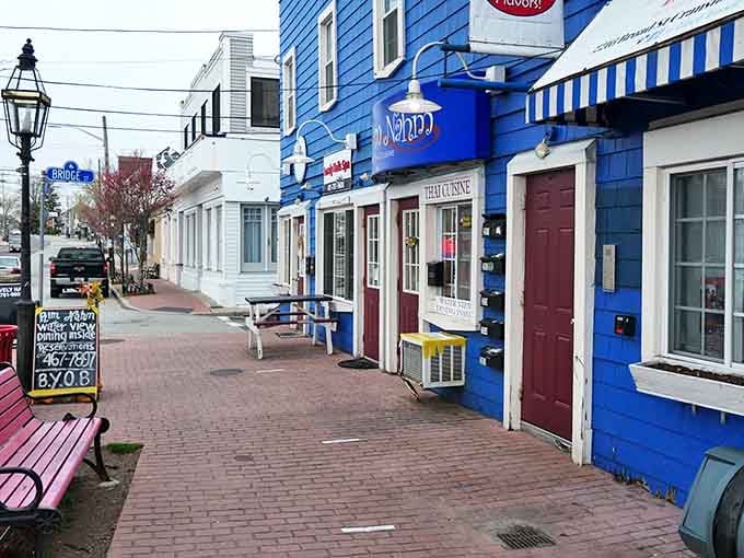 Pawtuxet Village's brick-lined streets lead to historic buildings where modern life moves at a refreshingly unhurried pace.