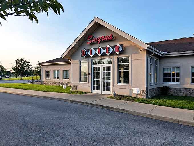 Smyrna Diner's clean lines and welcoming entrance hide a treasure trove of comfort food that'll have you unbuckling your belt.