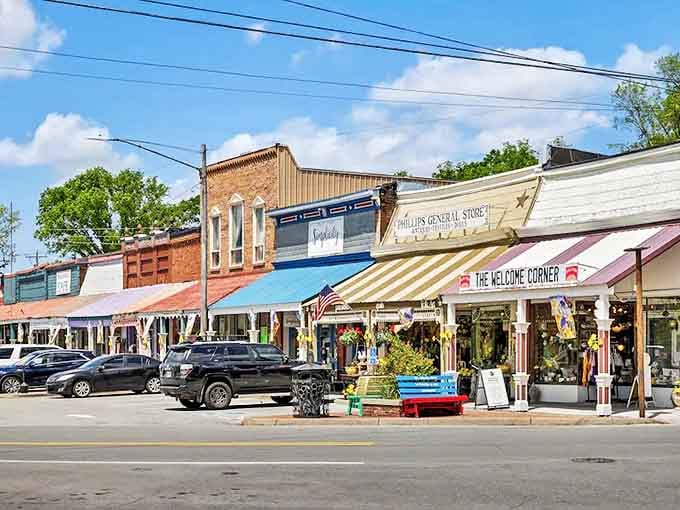 Stroll down Bell Buckle's Main Street where brick buildings house local shops and the pace slows to "howdy neighbor" speed.