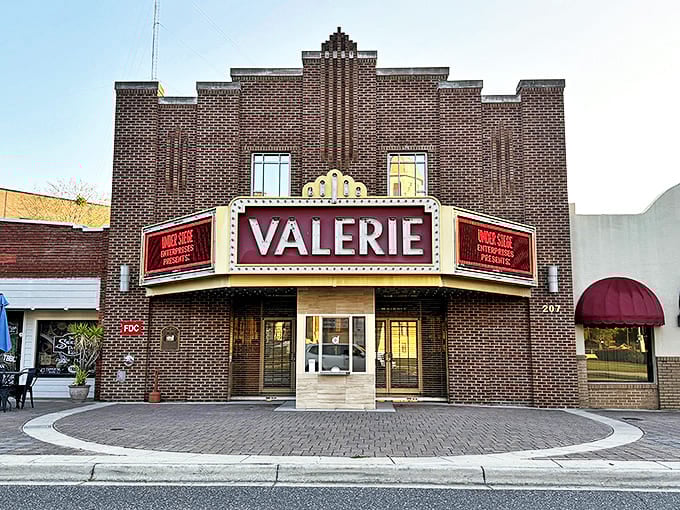 The Valerie Theatre brings classic movie magic to downtown Inverness. Popcorn tastes better in a place with history.