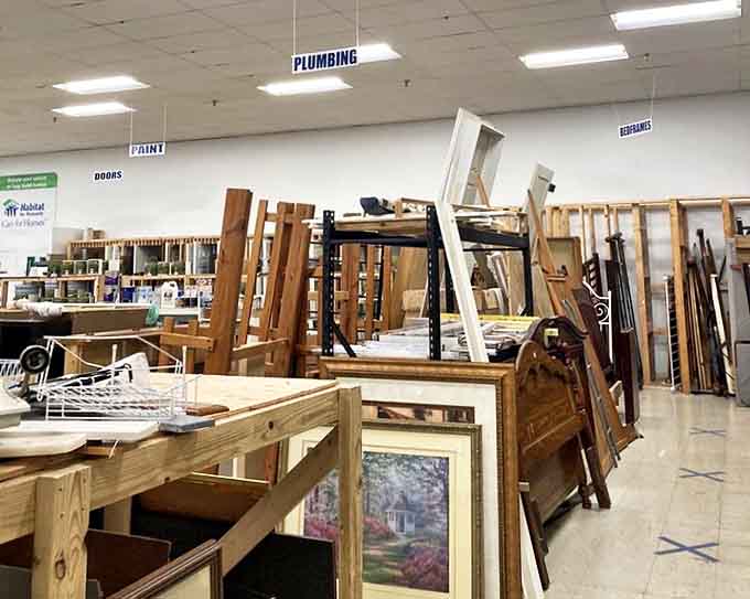 Organized sections make finding your perfect piece easier than finding matching socks in laundry.