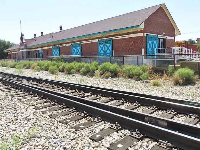 The historic train depot in Pecos stands as a reminder of simpler times, now serving the community as a cultural landmark.
