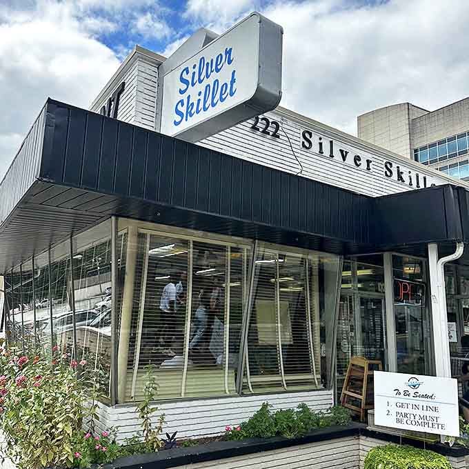 That classic Silver Skillet sign has welcomed generations of Atlantans seeking the kind of breakfast that fuels both body and nostalgia.