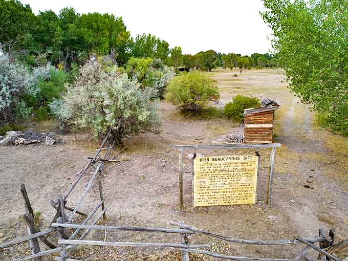 History buffs rejoice! The 1838 Mountain Man Rendezvous Site &ndash; where social networking meant actual face-to-face conversations around a campfire.