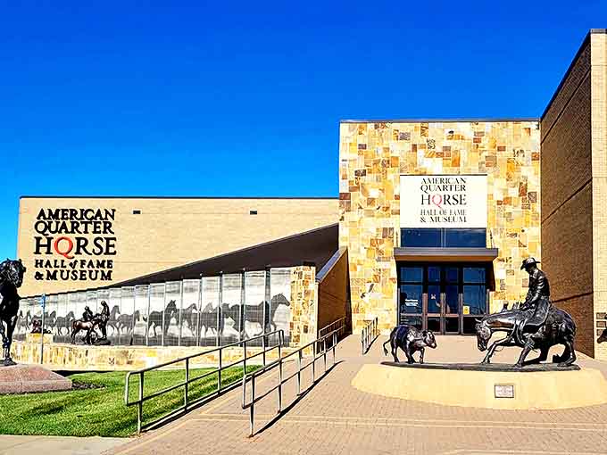The American Quarter Horse Hall of Fame celebrates the breed that built the West, with architecture as solid as the animals it honors.