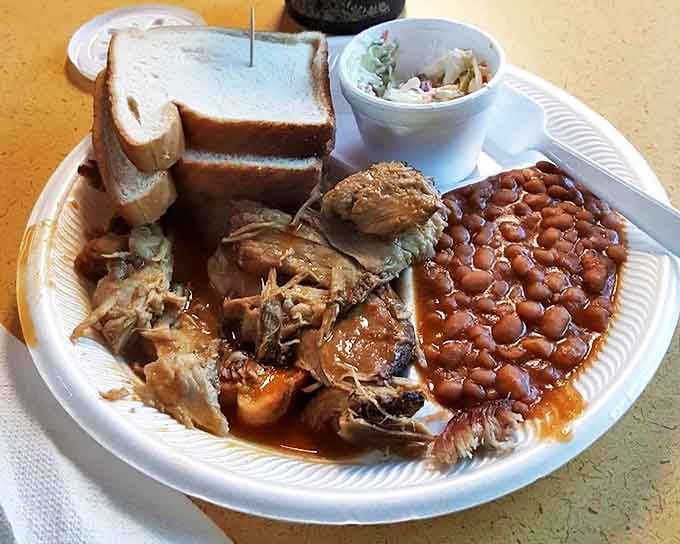 These aren't your average baked beans. They've clearly graduated with honors from the University of Low-and-Slow, with a PhD in Flavor.