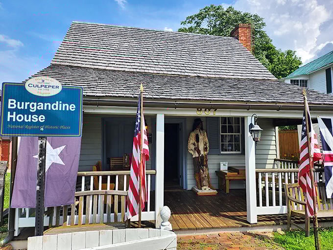 The Burgandine House stands as Culpeper's oldest dwelling, where history isn't just preserved &ndash; it's practically serving you lemonade on the porch.