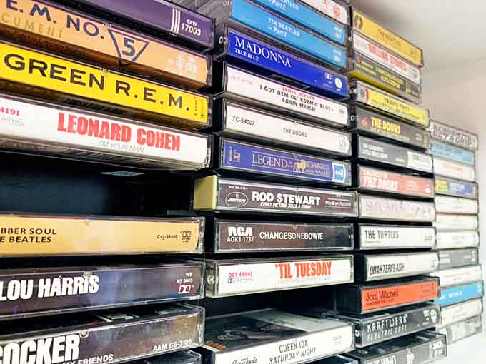 Before streaming and playlists, music came in these plastic rectangles of joy. The soundtrack of Generation X lives on.