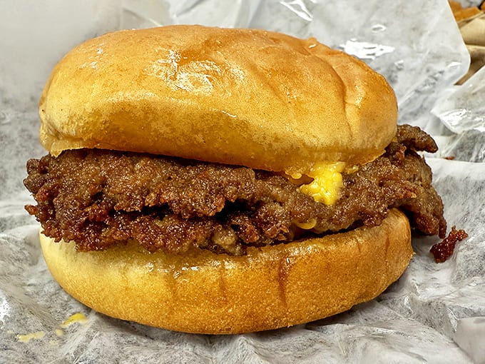Behold the crispy-edged patty that launched a thousand road trips. Krekel's cheeseburger doesn't need fancy toppings to make its point.