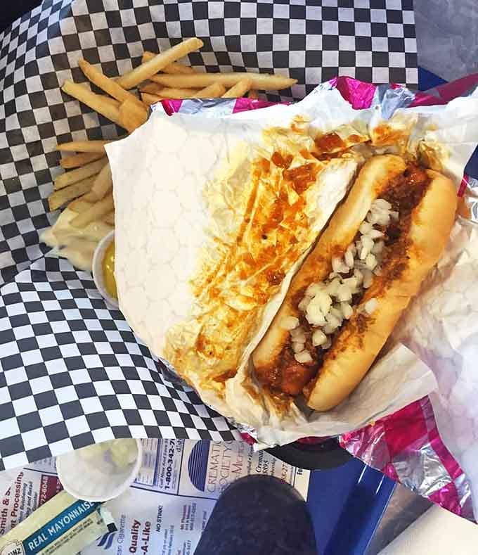 Michigan's beloved Coney Dog comes dressed with that perfect meat sauce that's neither quite chili nor sloppy joe, but something wonderfully in between.