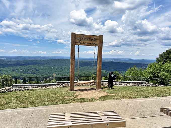 "Almost Heaven" indeed &ndash; East River Mountain Overlook frames the kind of view that makes John Denver's lyrics feel like understatement.