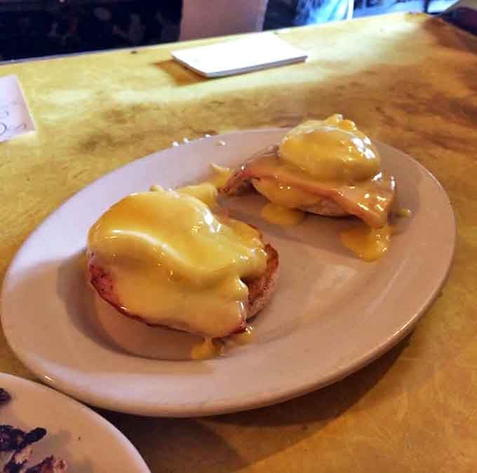 Eggs Benedict at Al's features hollandaise so rich it should have its own tax bracket. Worth every calorie-laden bite.