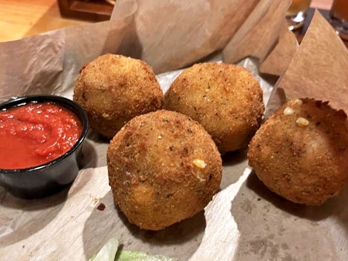 Fried Mac n' Cheese Balls: Where comfort food puts on its party clothes and gets deliciously irresponsible.