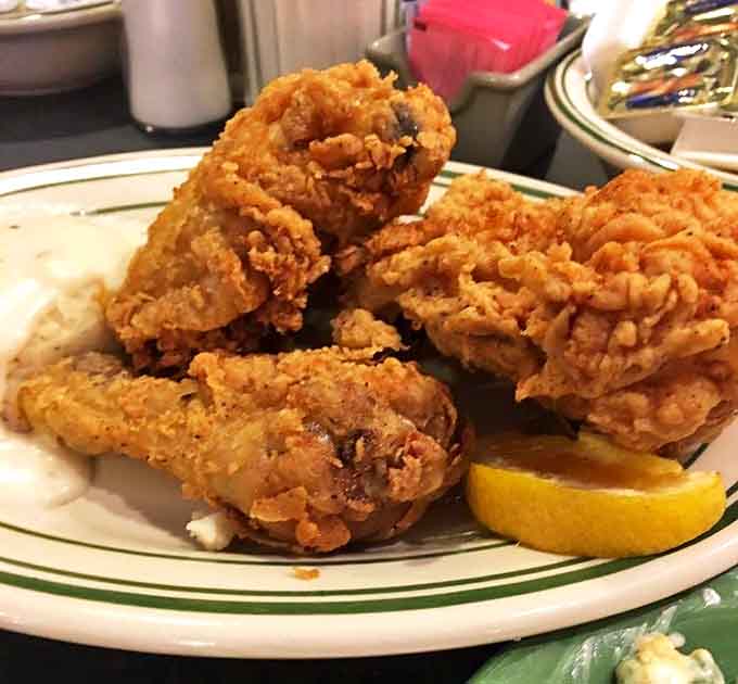 Fried chicken that makes you question every other version you've ever had&mdash;golden, crispy, and seasoned to perfection.