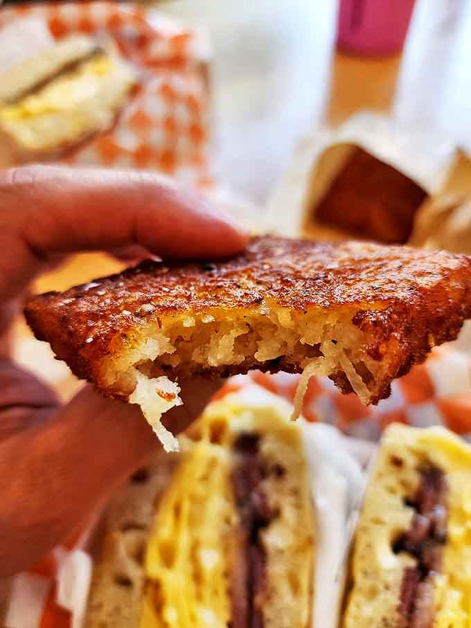 These aren't your drive-thru hash browns. Golden-crisp exterior, pillowy potato interior&mdash;the supporting actor that steals every breakfast scene.