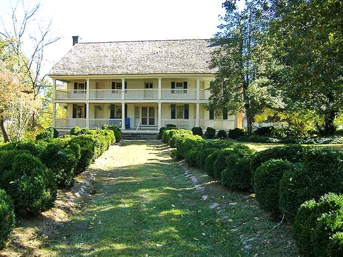 The Historic Carson House stands as elegant testimony to early American craftsmanship. Those wraparound porches practically demand a glass of sweet tea.