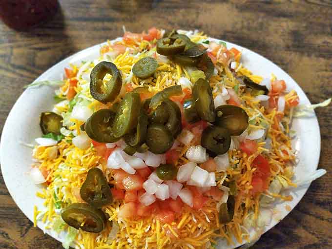 This isn't just a taco&mdash;it's an Oklahoma cultural handshake, where Native American fry bread meets Tex-Mex toppings.