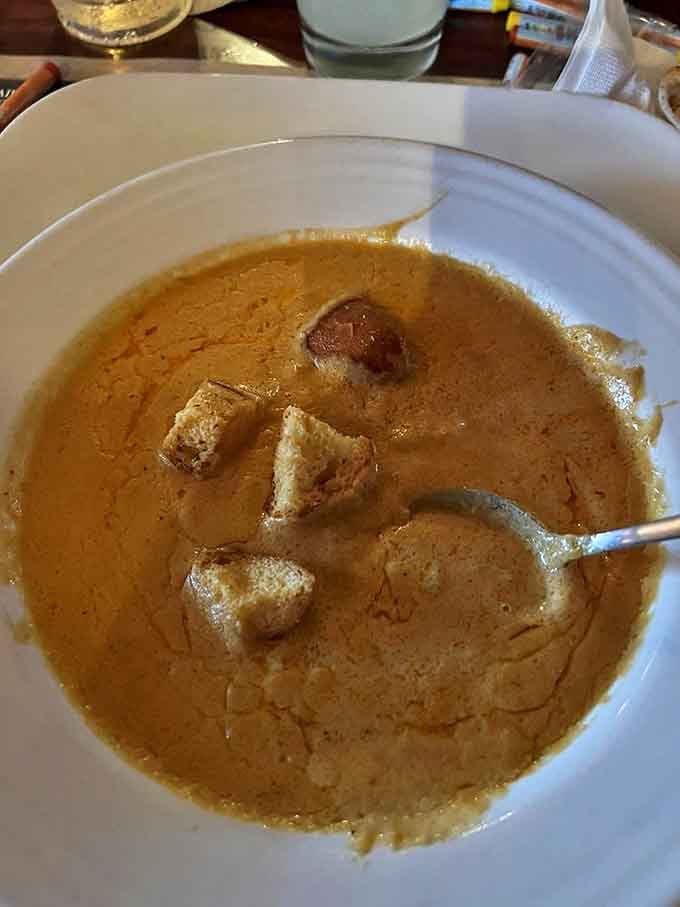 The lobster bisque doesn't just satisfy hunger; it creates memories &ndash; velvety, luxurious, and worth every indulgent spoonful.