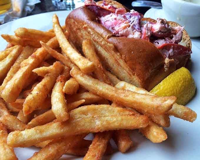 This isn't just a lobster roll&mdash;it's New Hampshire summer on a toasted bun, with fries standing by for supporting-actor duties.