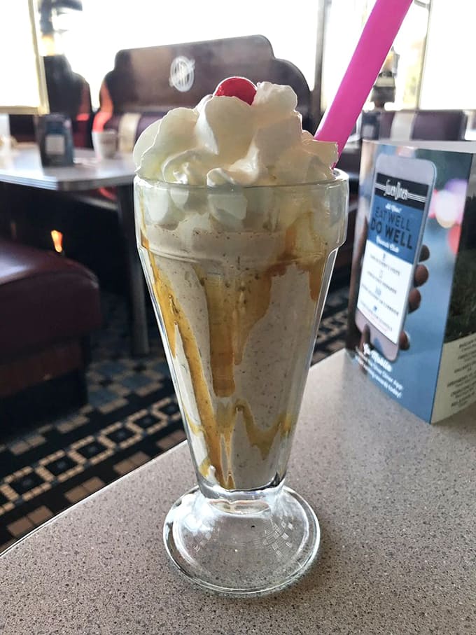 This isn't just a milkshake&mdash;it's a commitment, a relationship, a dessert that requires both a straw and a spoon to fully appreciate.